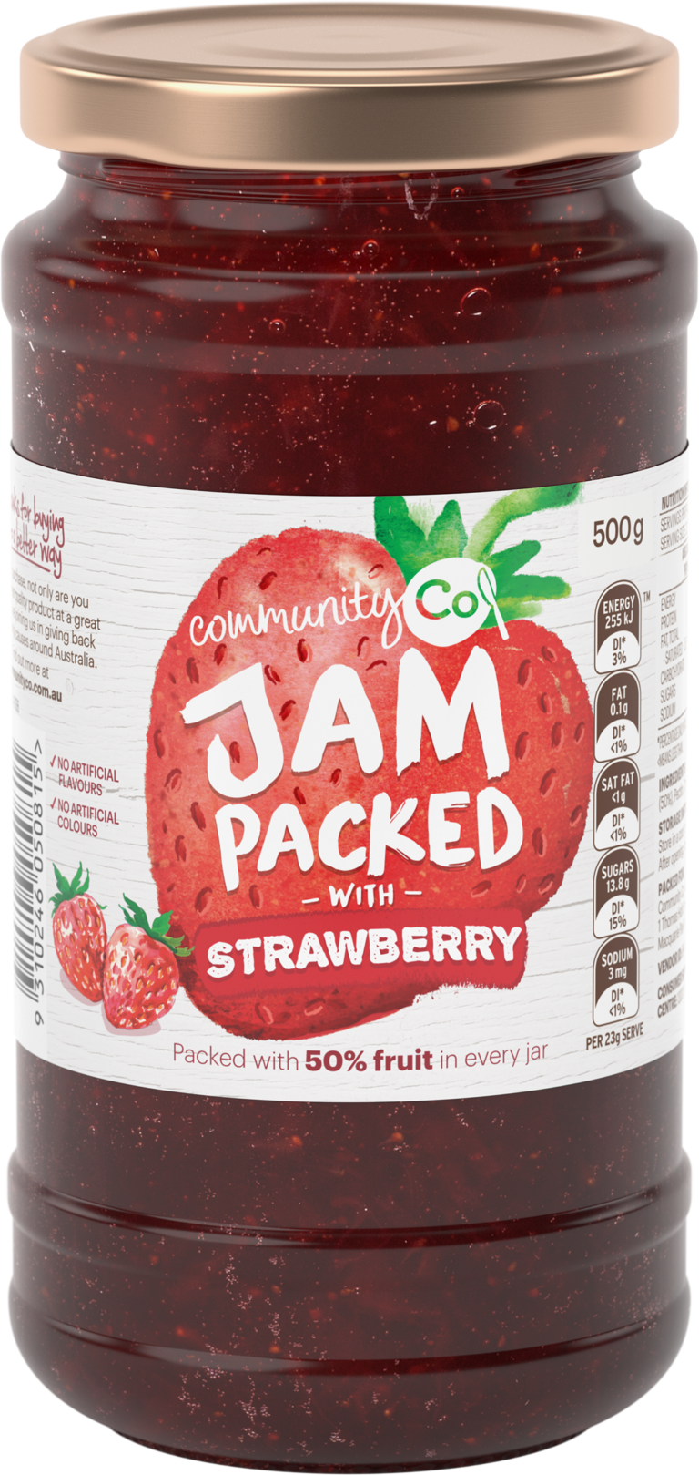 CommunityCo Jam Packed with Strawberry 500g | IGA Supermarkets