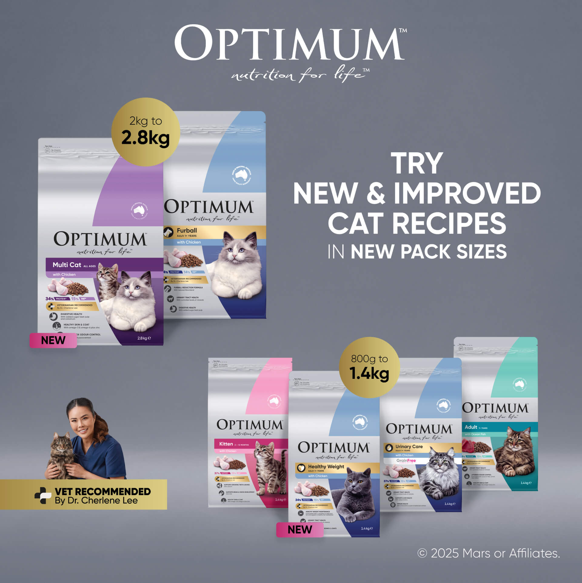 Optimum Cat New Pack Sizes | IGA Supermarkets