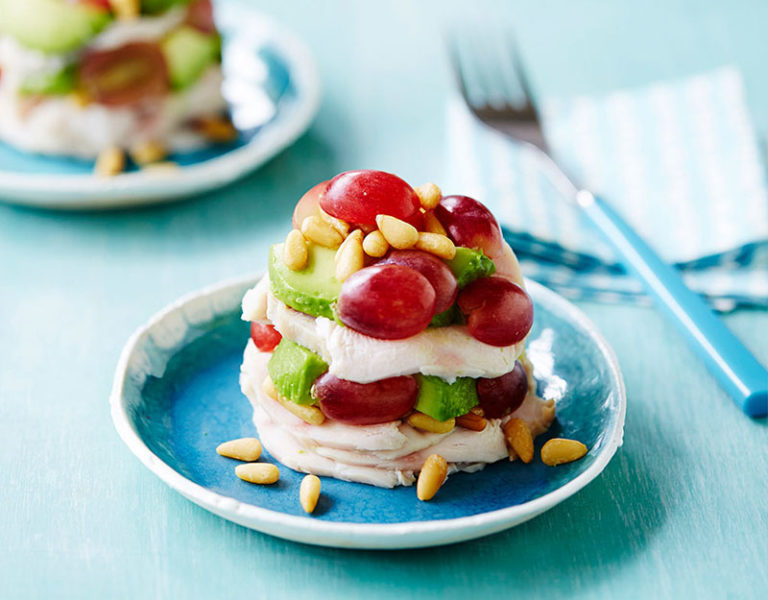 Chicken, Grape & Avocado Stack | IGA Recipes