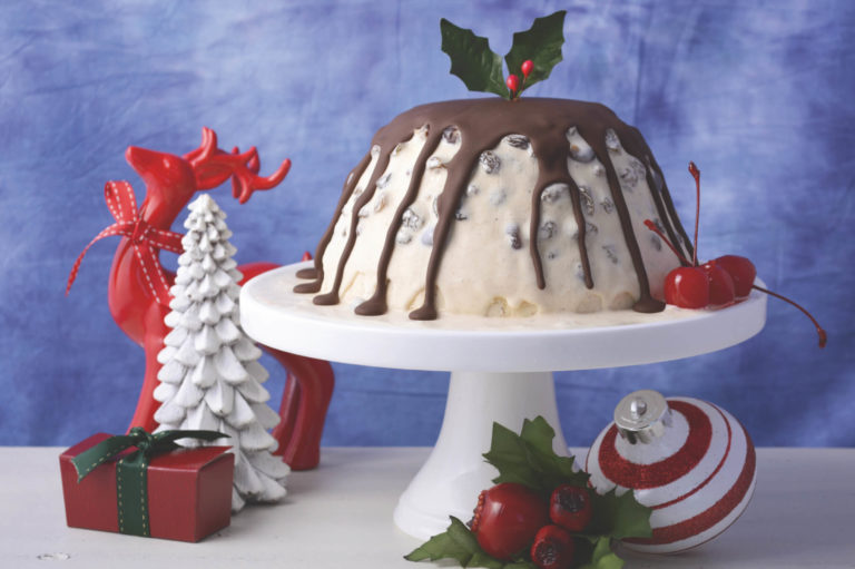 Frosty Ice Cream Christmas Pudding | IGA Recipes