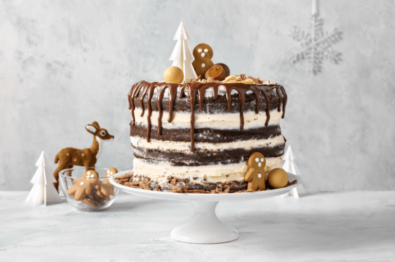 Layered Christmas Drip Cake | IGA Recipes