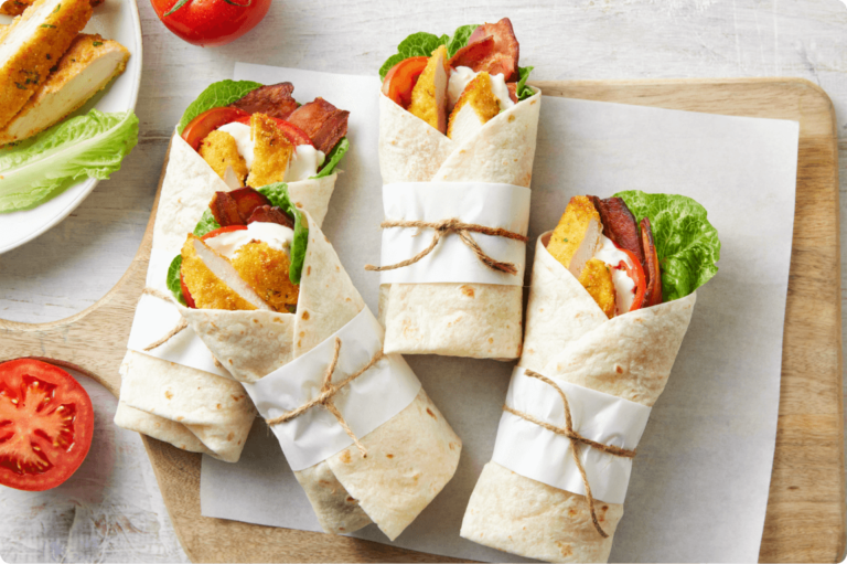 Caesar Schnitzel Wraps | IGA Recipes