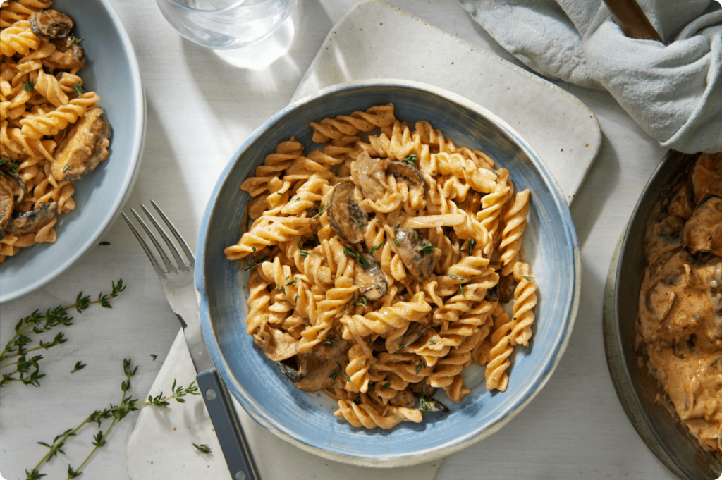 Healthy Mushroom Stroganoff | IGA Recipes
