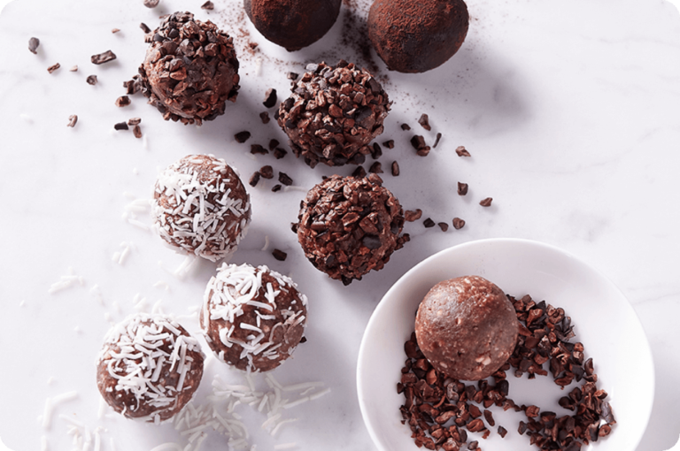 Chocolate Peanut Butter Protein Balls | IGA Recipes